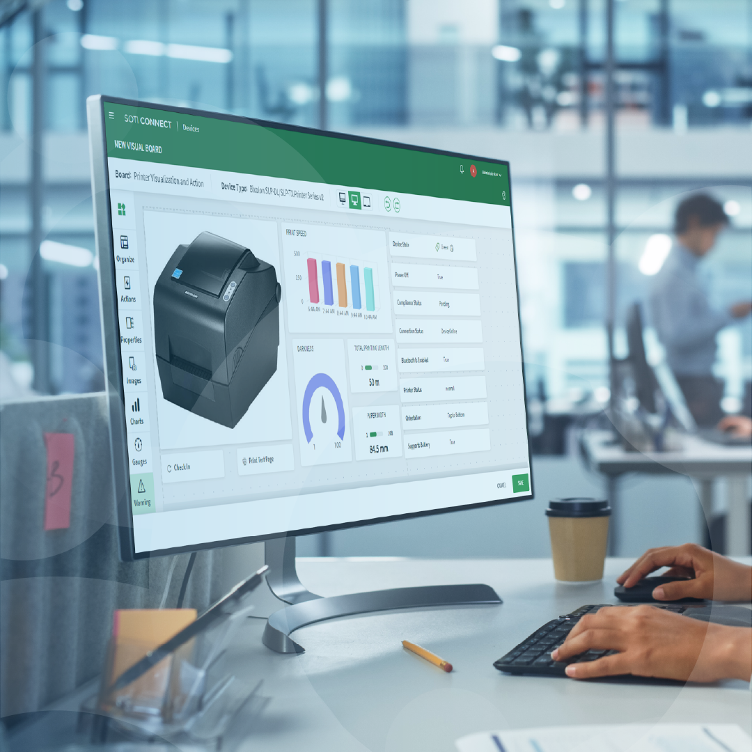 Printer Management Dashboard | Visualization in SOTI Connect